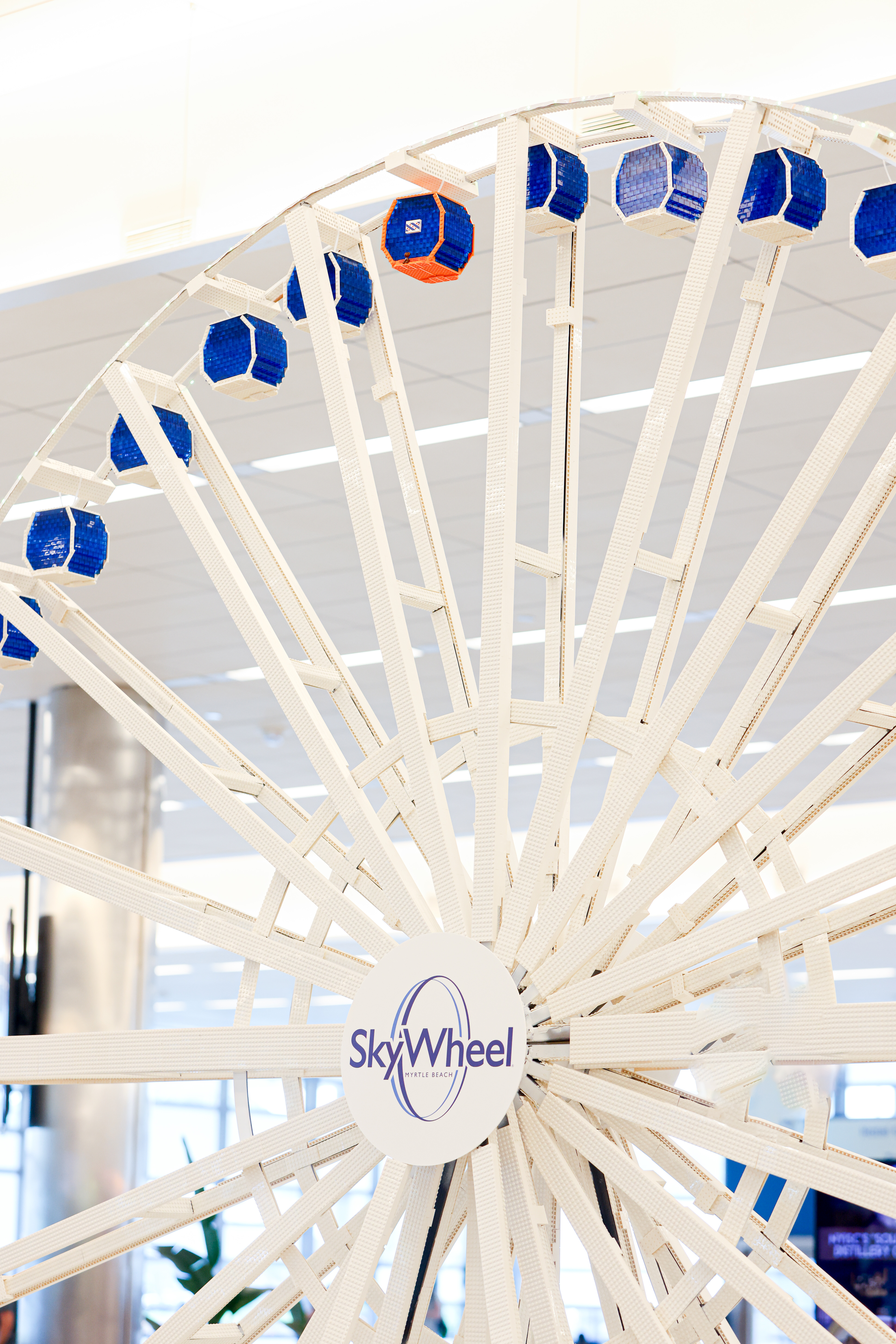 SkyWheel Made of Lego® Bricks Fun Facts - Airport Display